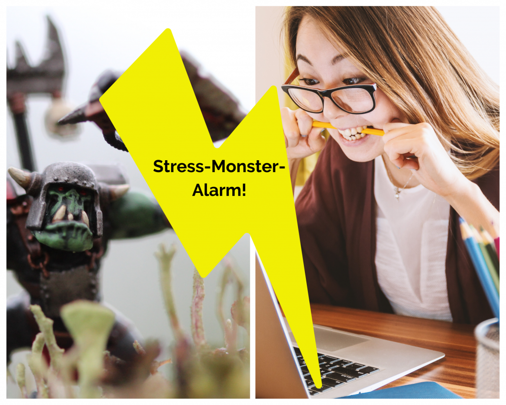 Stress im Kopf abbauen - die Zähmung der Stress-Monster